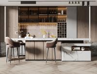 China Modern Kitchen Cabinet with Adjustable Shelves Soft Close Mechanism for sale