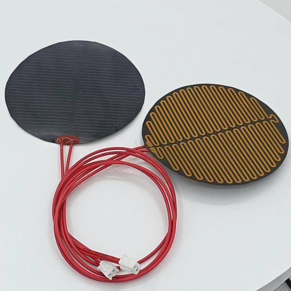 Ταινία 80mm θέρμανσης Graphene pi μακριά υπέρυθρη στρογγυλή με τον ακριβή έλεγχο θερμοκρασίας