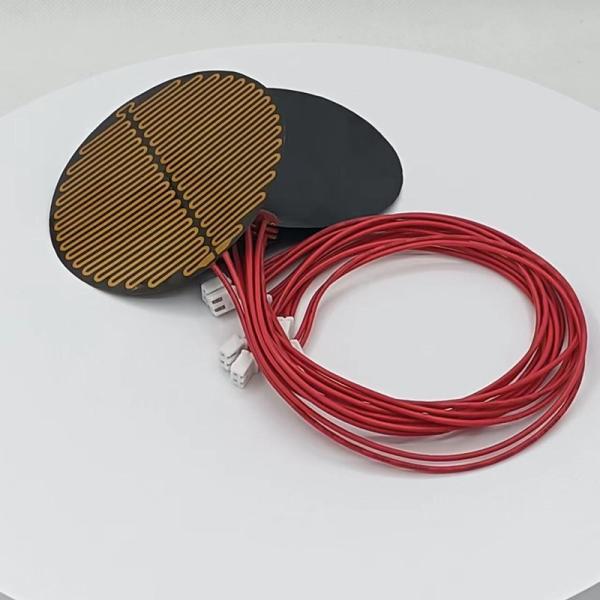 Ταινία 80mm θέρμανσης Graphene pi μακριά υπέρυθρη στρογγυλή με τον ακριβή έλεγχο θερμοκρασίας