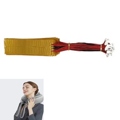 중국 0.1 밀리미터 가는 폴리이미드 가열 필름, Ｕ 모양이 형성되 베개를 위한 탄력적 맞춘 캡톤 히터 판매용