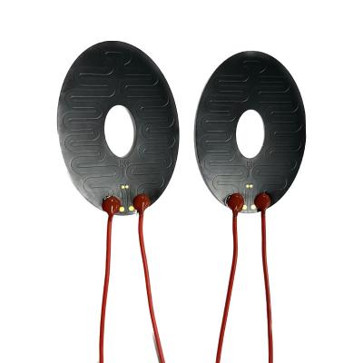 China Customized Yellow/Black Thin Heating Element Flexible PI Heating Film for sale