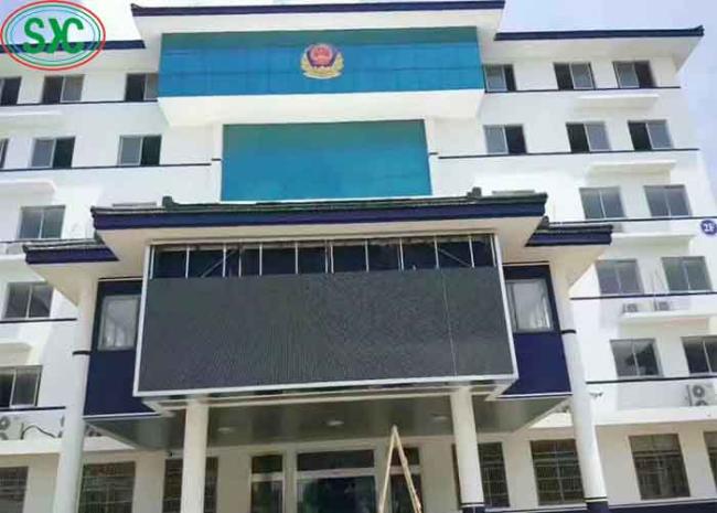 Completed LED billboard installation project