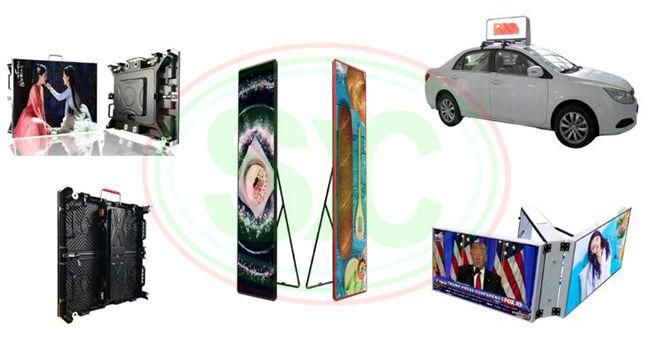 Digital Screens Rental LED Display P2 Indoor 64*64 Dots Module Resolution