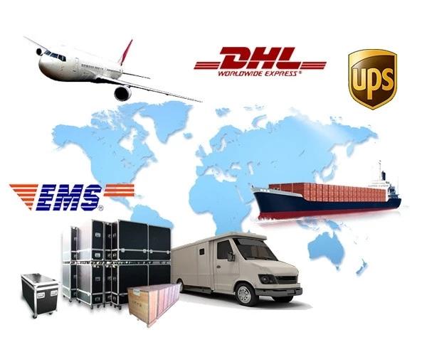 Packaged LED billboard ready for shipping