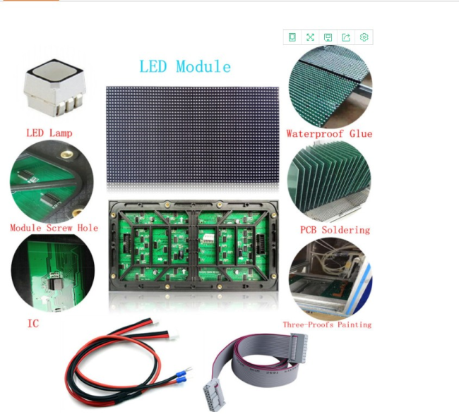 P6 LED display technical diagram