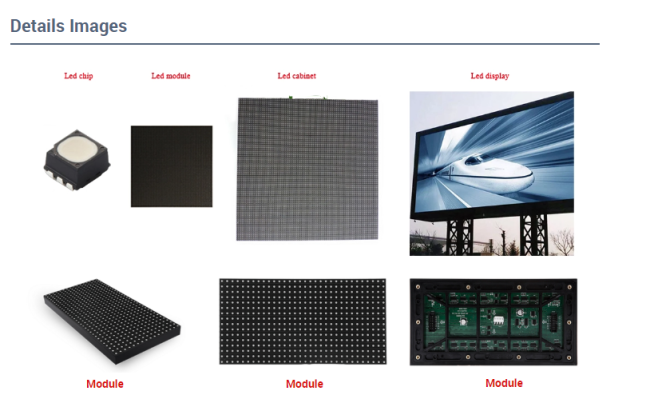 P6 LED display installation example