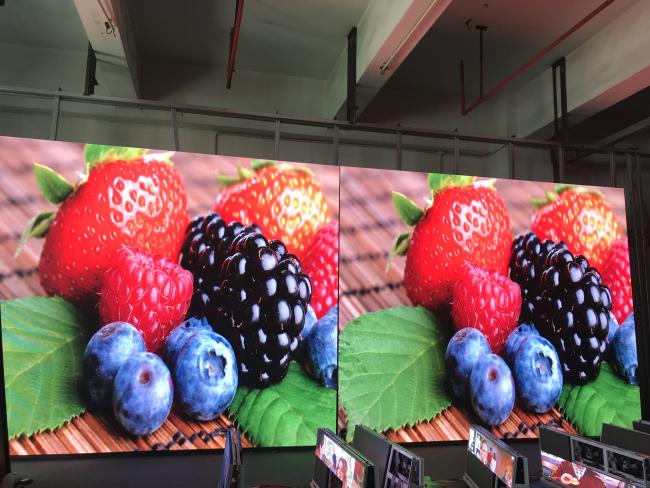 LED display installation example