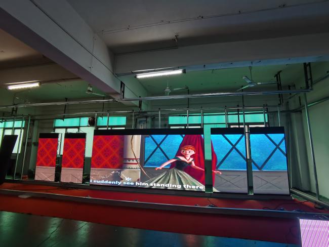 High Brightness high resolution Slim Indoor Stage Background video Wall P4.81 Rental Full Color