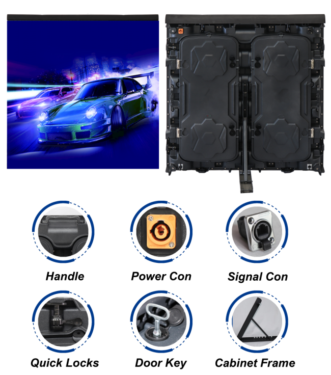 Cabinet design with quick-lock system