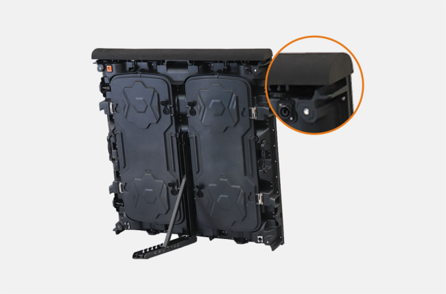 Soft mask safety feature close-up