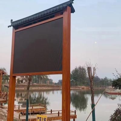Chine P10 Outdoor Fixed LED Display 960x960 Iron Waterproof Cabinet Full Color à vendre