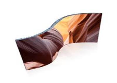 China De slimme P3.91 Gebogen Video Zachte Modules van Muurvertoningen voor binnen Te koop