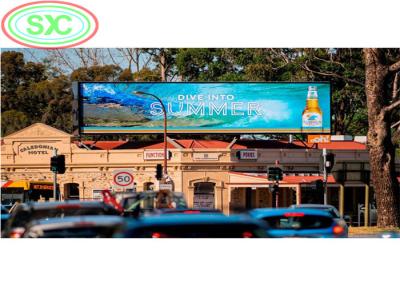 China Asynchronous system outdoor P6 LED display play 3D videos for commercial advertising for sale