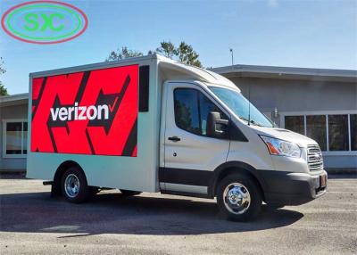 中国 フル カラー屋外P8 LEDスクリーンを取付けた移動式広告のためのトラックにカスタマイズしなさい 販売のため