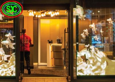 China G3.91-7.82 Ecrã LED transparente impermeável IP43 e gabinete leve para fácil instalação à venda