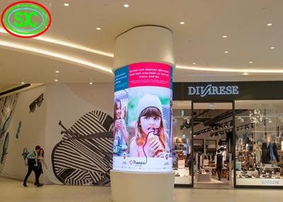 China Indoor Round Column Flexible Curve Stage LED Display Screen P3 P3.9 Energy saving for sale