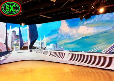 중국 RGB P3.076 실내 풀 컬러 LED 디스플레이 실제 화면 크기 960x960mm 판매용