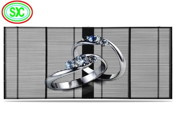 Chine intérieur P3.9-7.8 Écran LED transparent à couleur complète Smd courbé