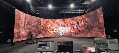 China Achtergrond Grote gebogen kerk podium LED P3 P4 Indoor Concerten Indoor full color led display Te koop