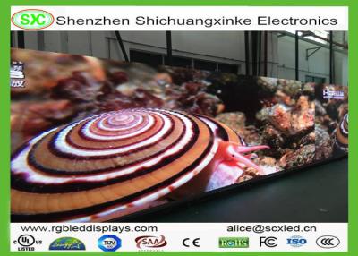 China Open P6mm Advertising Video LED Screen , Front service LED Panel Cree Lamp for sale