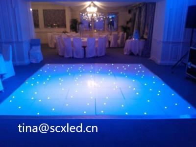 Cina Indoor SMD3535 Sound Active Dj Led Disco Dance Floor Panels di luce bianca calda in vendita