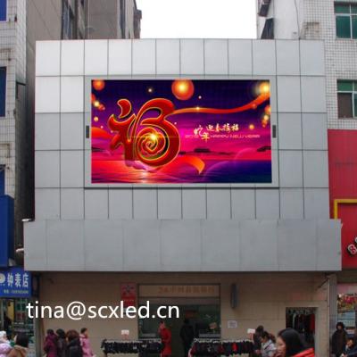 Chine Le CE visuel imperméable extérieur Rohs de mur d'affichage à LED de la couleur P6 P8 P10 d'IP 65Full a approuvé à vendre