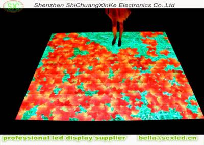 China HD Full Color LED Dance Floor P6.25 Induction Electronic Video Display interactive led dance floor for sale
