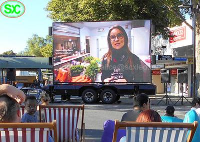 중국 이동할 수 있는 트럭 방수 산에 의하여 지도되는 전시 디지털 방식으로 게시판을 광고하는 HD P4 판매용