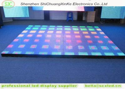China HD Full Color LED Dance Floor P6.25 Induction Electronic Video Display interactive led dance floor for sale
