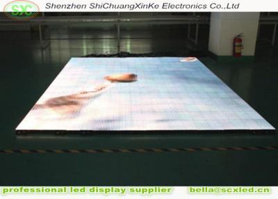 China HD Full Color LED Dance Floor P6.25 Induction Electronic Video Display interactive led dance floor for sale