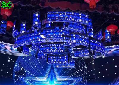 China Indoor Round Column Flexible Curve Stage LED Display Screen P3 P3.9 Energy saving for sale