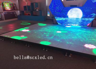 Cina Indoor SMD3535 Sound Active Dj Led Disco Dance Floor Panels di luce bianca calda in vendita