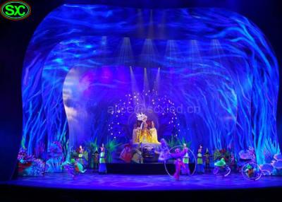 China Soft Transparent Flexible LED Curtain Display , curtain led screen MBI IC for sale