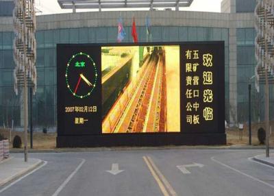 China Publicidad de edificios al aire libre a todo color LED Billboard Street Big P10 con 3 años en venta