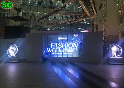 Cina Schermo altamente trasparente di P12mm LED per la parete di vetro del negozio dell'automobile, DC5V60A in vendita