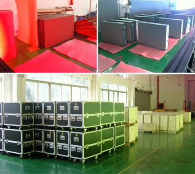 China Publicidad de alta definición Estadio LED Display Brillo 5500, gabinete 1024*786 estadio LED pantalla de visualización en venta