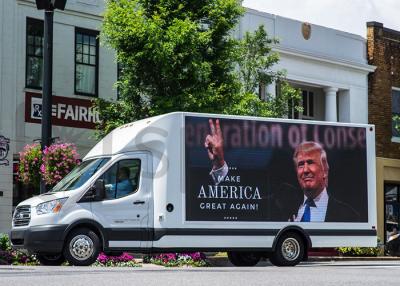 중국 나이지리아는 P4.81 친절했던 이동할 수 있는 트럭 발광 다이오드 표시 스크린 환경을 주문을 받아서 만들었습니다 판매용