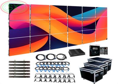 China Excellent Indoor Rental LED Screen P3.91 background wall for commercial reception for sale
