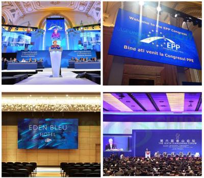 China P6 RGB LED Display / Indoor Full Color Led Screen Density 27777 Meanwell power supply for sale
