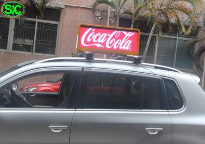 China 3G WIFI Car LED Sign Display Screen IP65 , High Refresh LED moving sign P5 12V for sale