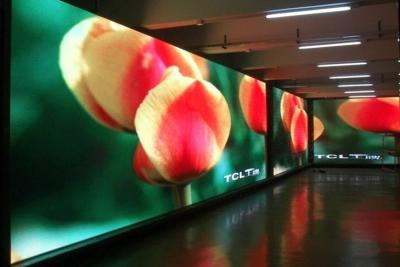 Китай 250*250 мм Модуль Размер P4.81 IP65 Видео светодиодный наружный экран для торговых центров / аэропортов Тип железного / литого алюминиевого шкафа продается