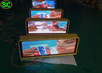 P5 RGBフル カラー車のタクシーの屋根は印の表示3G制御極度の明確な視野を導きました