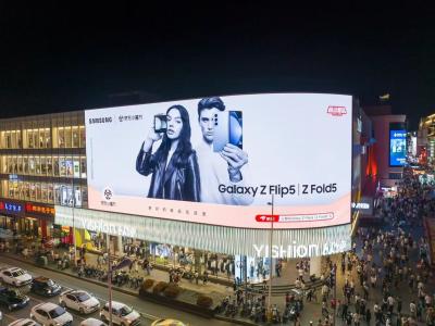 China Efecto 3D de fábrica en todo color SMD exterior p5 960x960mm hierro pantalla LED de pantalla de video impermeable en venta