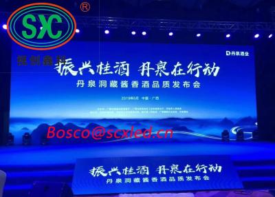 Cina SMD Rental Stage schermi a LED Alta frequenza di aggiornamento 3840Hz P3.91 500*500mm sfondo schermo a led in vendita