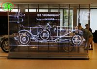 China High Transparent LED Screen 7.8125x15.625mm Pixel Pitch 80% Transparency Indoor Advertising Display for sale