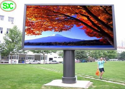 China SMD HD P10 RGB LED Display , Ultra Thin LED Video Display Board for Advertising for sale