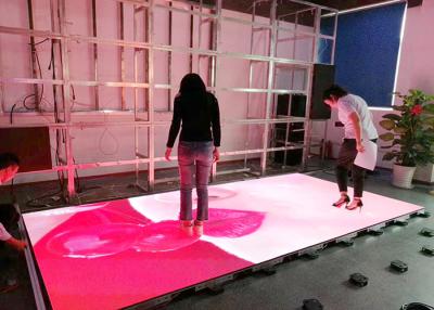 Cina Indoor SMD3535 Sound Active Dj Led Disco Dance Floor Panels di luce bianca calda in vendita