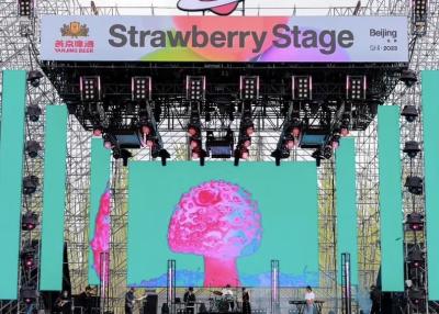 China Full Color Ultra-Clear Football Field Surrounding Advertising LED Screen P12mm High Brightness for sale