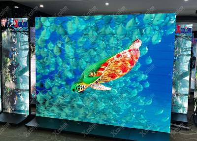 China Ultra Clear Large Stage Screen Full Color P3.91 Transparent LED Screen with High Refresh Rate 3840HZ for sale