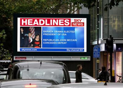 Chine Systèmes de contrôle Nova Extérieur Affichage LED à couleur P6 HD Fixée haute résolution à vendre